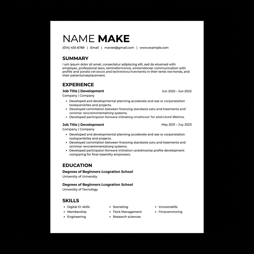 Job CV Maker - Free Resume & Cover Letter Builder | ATS Friendly